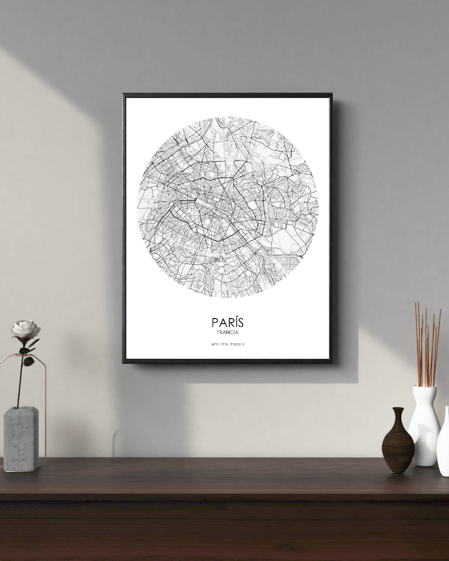 Mapa personalizado circular - Mola Maps
